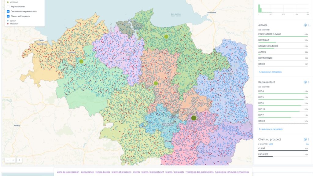 Concess Score - Modèlisation d'une carte de répartition des clients et ...